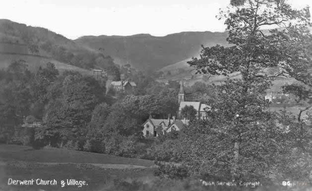 Old photos and postcards of Derwent Village in Derbyshire
