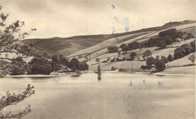 Old photos and postcards of Derwent Village in Derbyshire