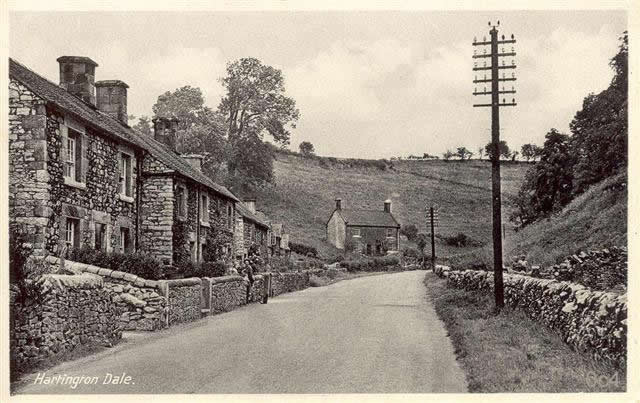 Old photos and postcards of Hartington in Derbyshire