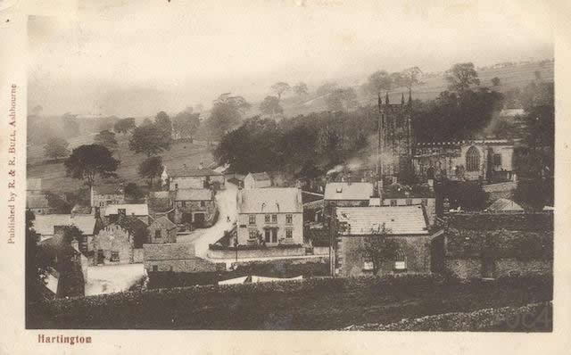 Old photos and postcards of Hartington in Derbyshire