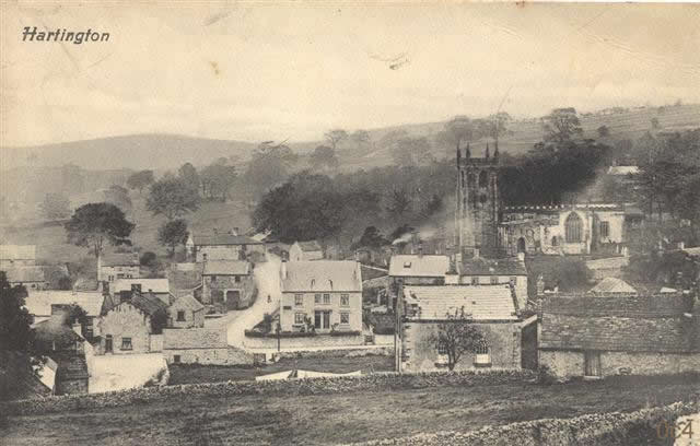Old photos and postcards of Hartington in Derbyshire