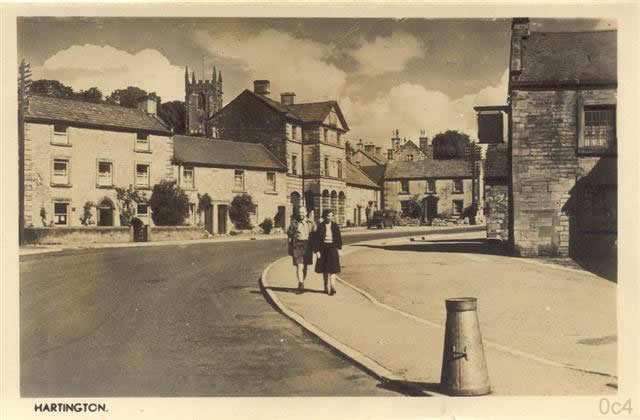 Old photos and postcards of Hartington in Derbyshire