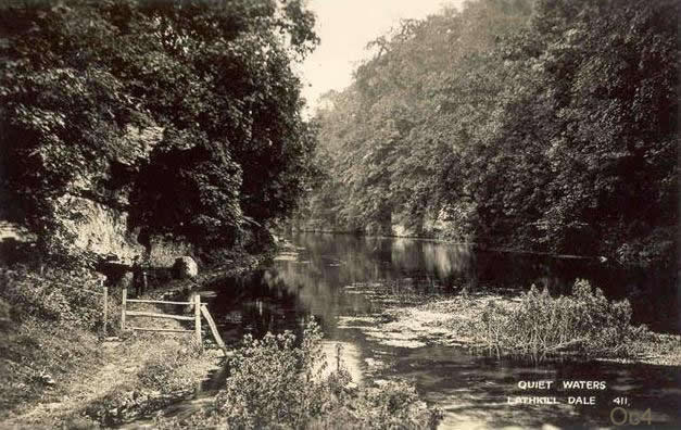 Old photos and postcards of Lathkill Dale in Derbyshire