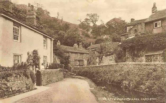Old photos and postcards of Castleton in Derbyshire