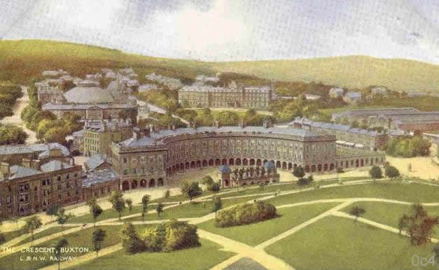 Old photos and postcards of Buxton in Derbyshire