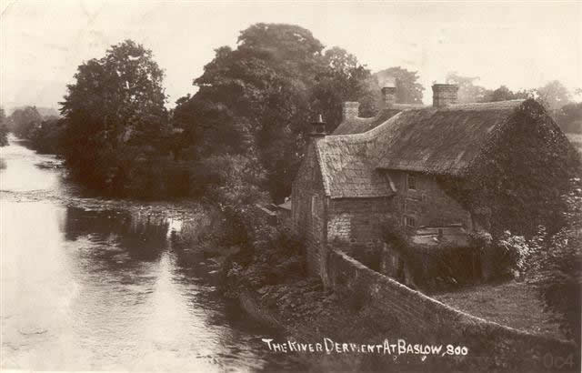 Old photos and postcards of Baslow in Derbyshire