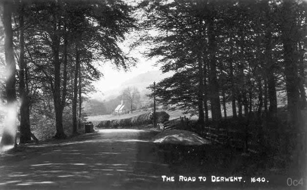 Old photos and postcards of Derwent Village in Derbyshire